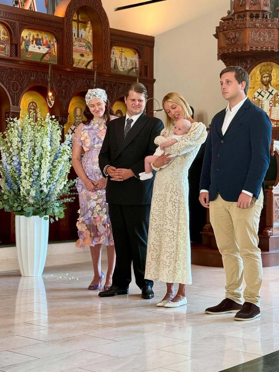 Παύλος Ντε Γκρες: Η κόρη του Μαρία Ολυμπία βάφτισε τον μικρό Robert ...